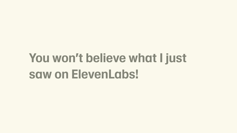 ElevenLabs - Professional AI Text-to-Speech Voiceover Studio | ElevenLabs